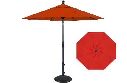4 year warranty 6 foot market style tilting red balcony patio umbrella