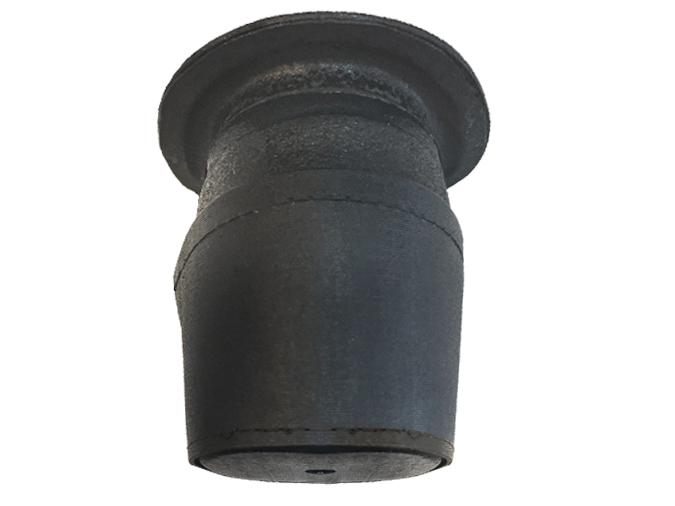 Set of 6 black leather drop billiard pockets for pool table